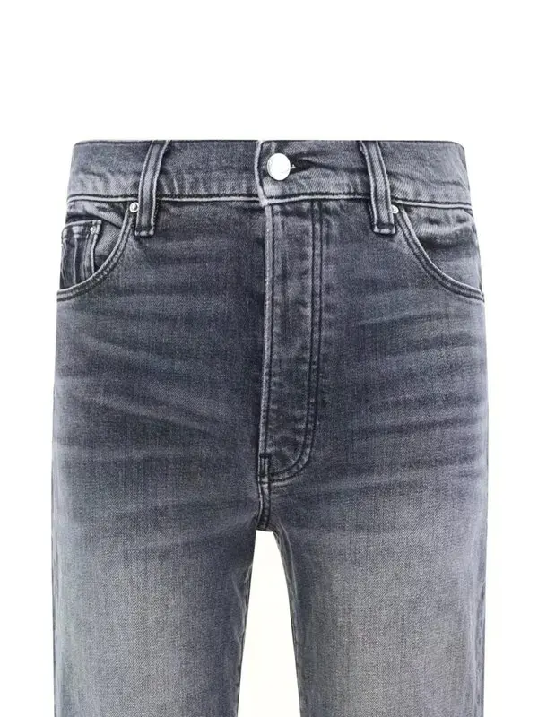 Amiri Straight-leg Washed Denim Jeans