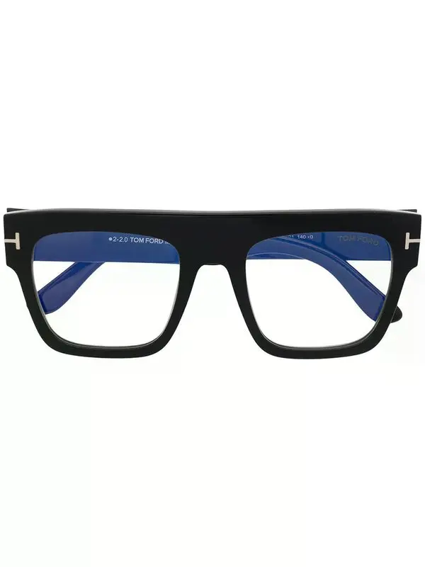 TOM FORD Square-frame Clear-lens Glasses - Black