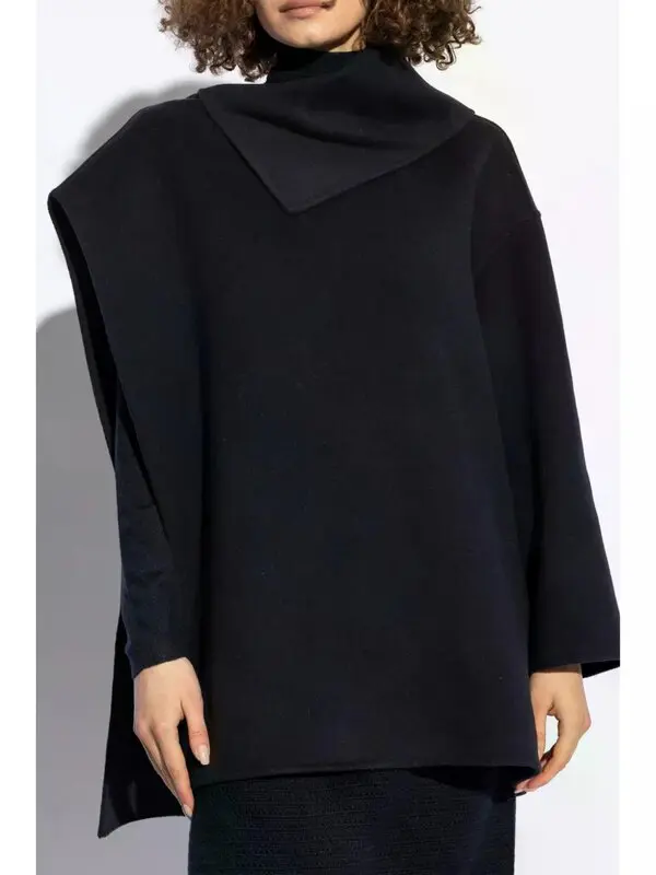 Fabiana Filippi Asymmetric Wool-cashmere Blend Jacket