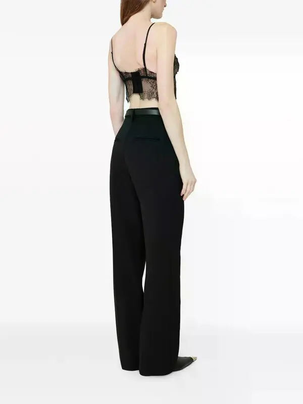ANINE BING Lace Scallop-hem Bralette