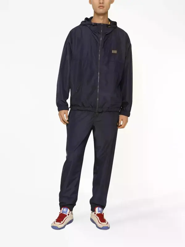 Dolce & Gabbana Logo-plaque Drawstring Track Pants