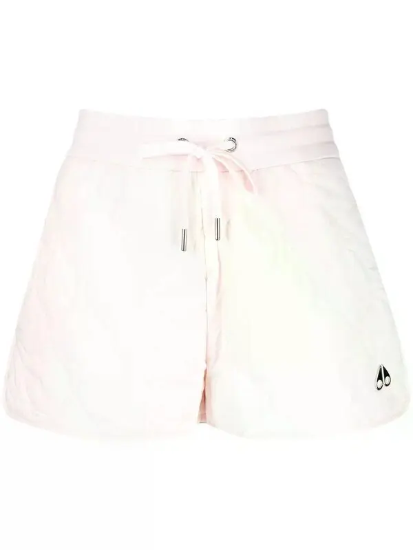 Moose Knuckles Quilted Recycled Nylon Shorts - Pink