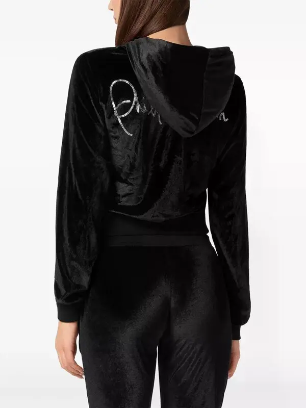 Philipp Plein Crystal Signature Hoodie
