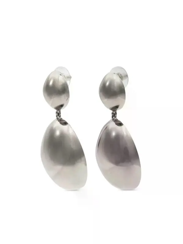 Isabel Marant Étoile Finish Double Ball Drop Earrings - Silver