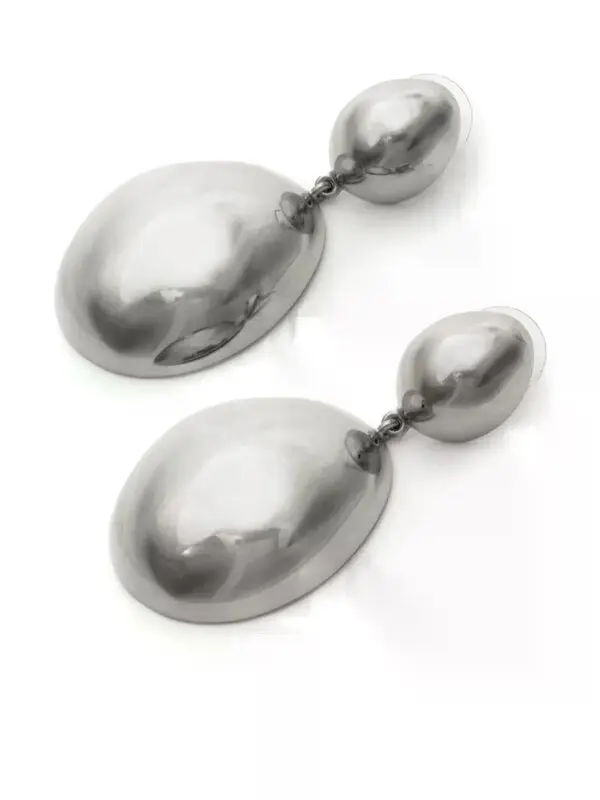 Isabel Marant Étoile Finish Double Ball Drop Earrings - Silver