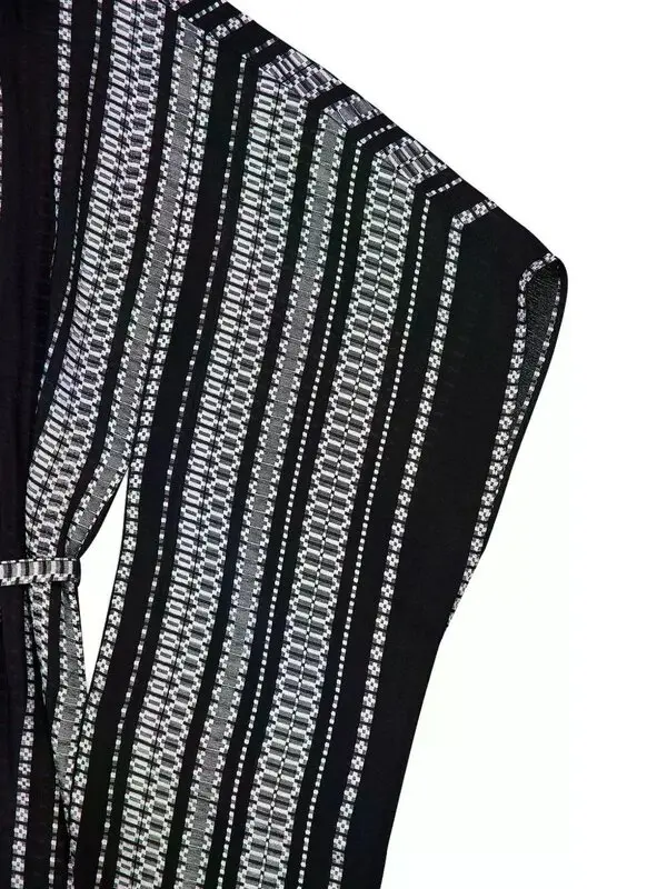 Zeus+dione Crew Neck Kaftan With Tied Waist