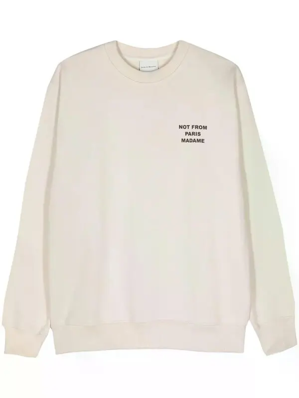 Drole De Monsieur Le Sweatshirt Slogan Top