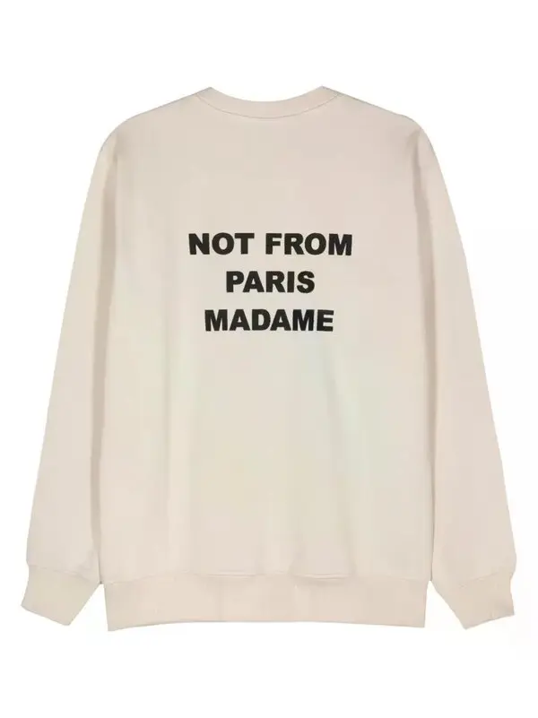 Drole De Monsieur Le Sweatshirt Slogan Top