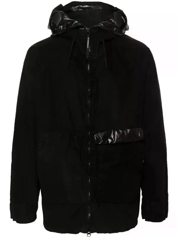 C.P. COMPANY Zipped Goggle-detail Hoodie Jacket