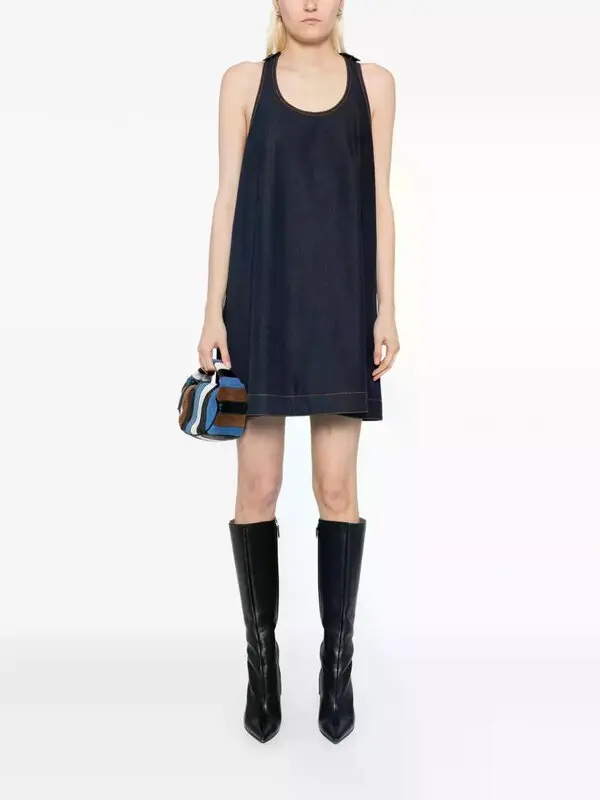 Monse Racerback Boxy Mini Dress