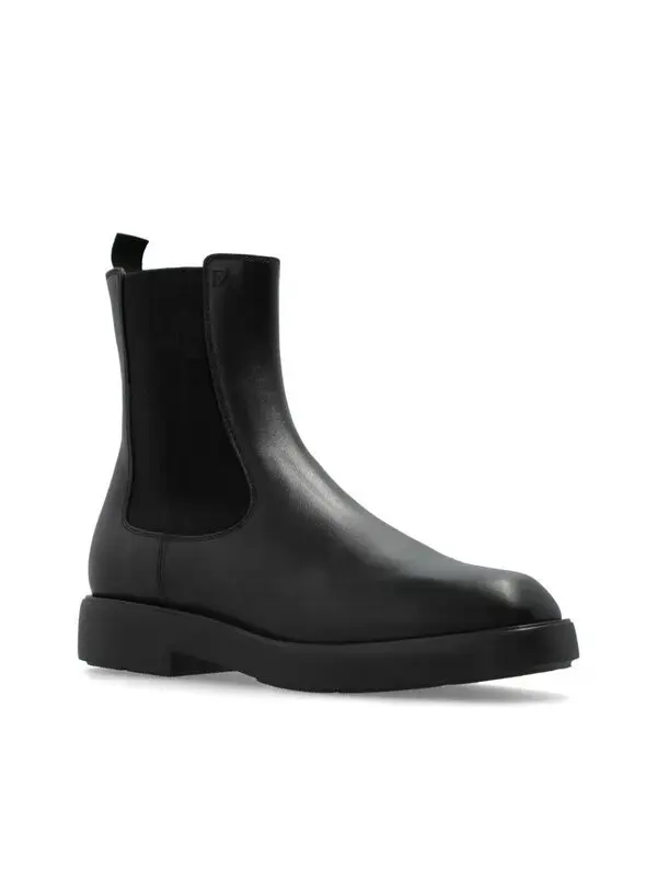 Emporio Armani Leather Chelsea Boots