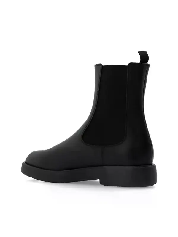 Emporio Armani Leather Chelsea Boots