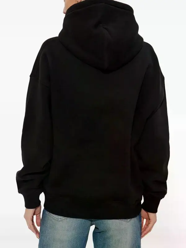 Kenzo Logo-embroidered Cotton Hoodie