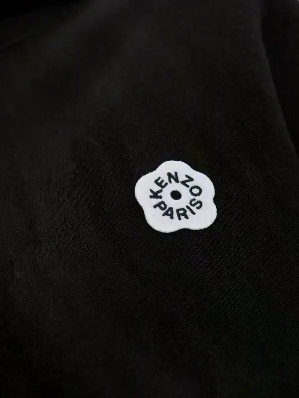 Kenzo Logo-embroidered Cotton Hoodie