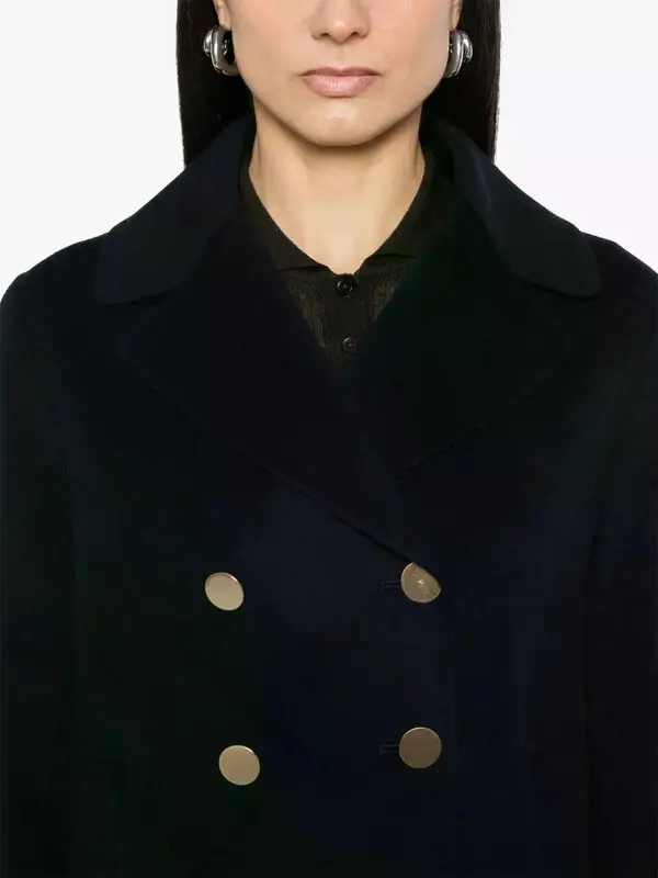 Max Mara Margot Pea Coat - Blue