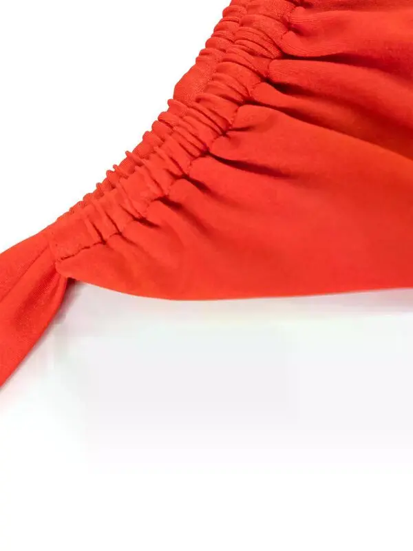 NOIRE SWIMWEAR Ruched Balconette Bikini - Orange