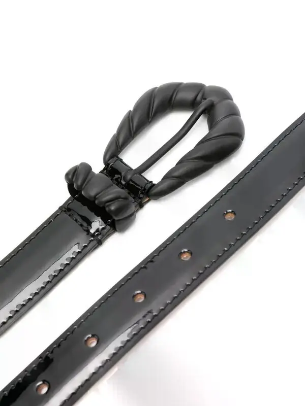 IRO PARIS Patent Leather Belt