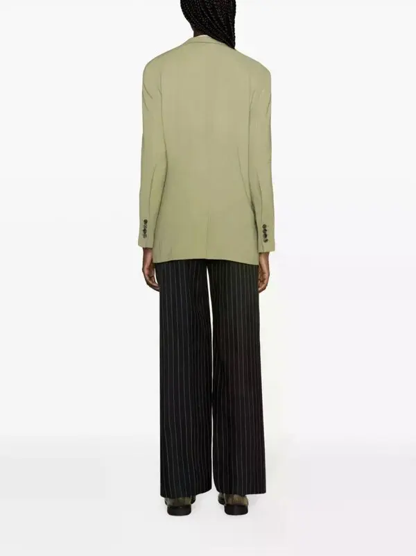 AMI Paris Single-breasted Textured Blazer