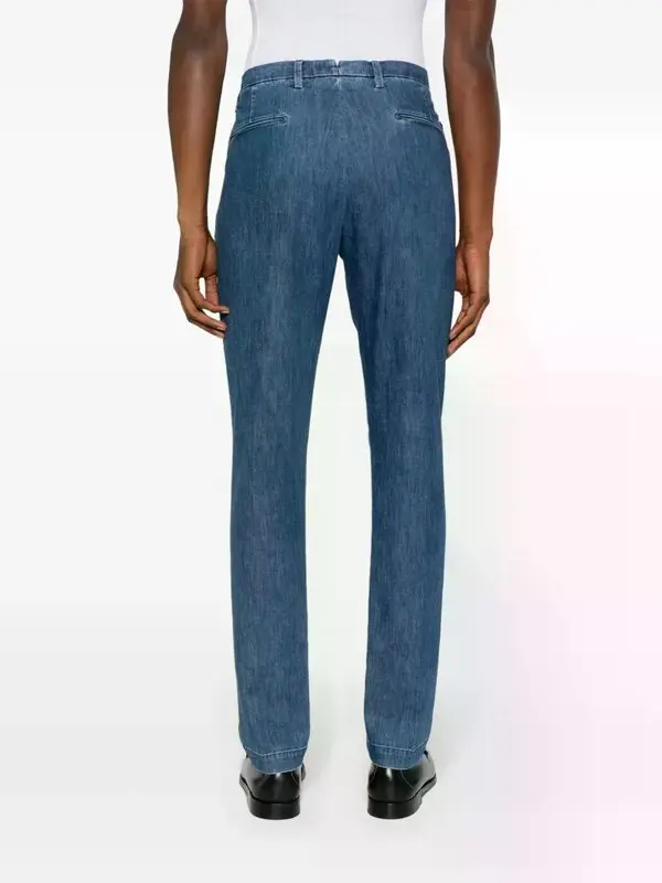Corneliani Mid-rise Tapered Leg Jeans - Blue