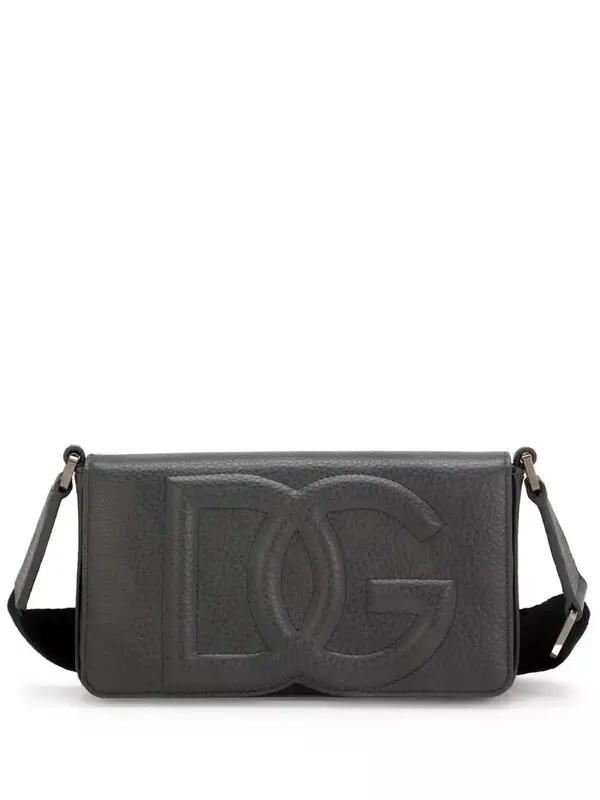 Dolce & Gabbana Logo-embossed Mini Bag - Grey