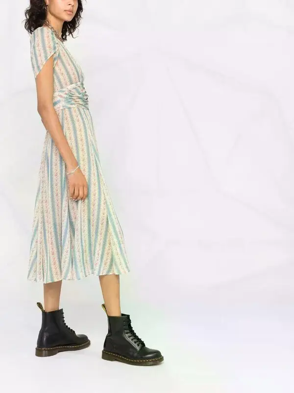 Dsquared2 Floral Print Flared Tea Dress