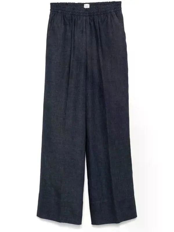 Eleventy Linen Trousers - Blue