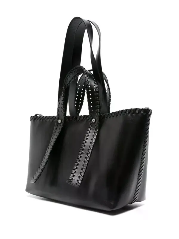 Off-White Leather Arrows Tote Bag
