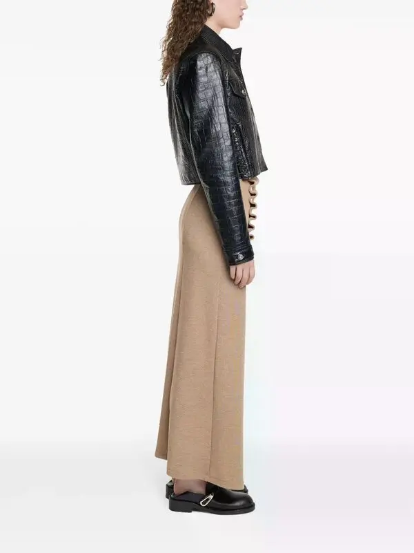 Rabanne Asymmetric Long-sleeve Dress