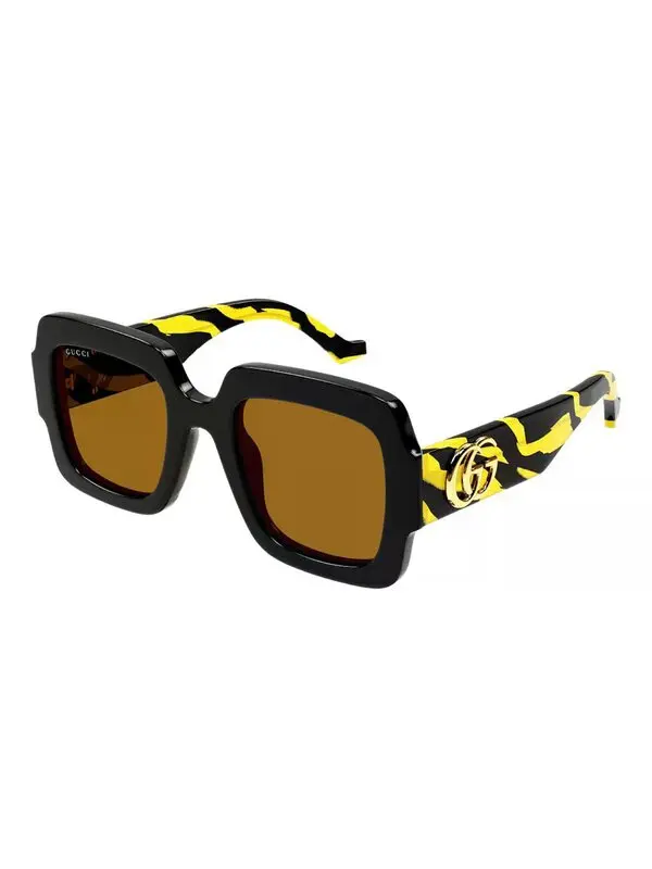 Gucci Square Frame Sunglasses - Black