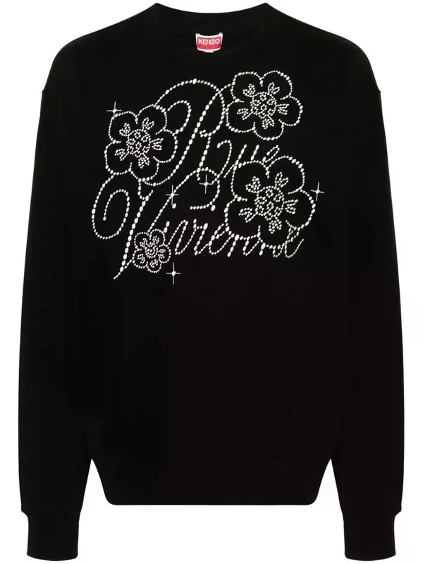 Kenzo Embroidered Cotton Sweatshirt