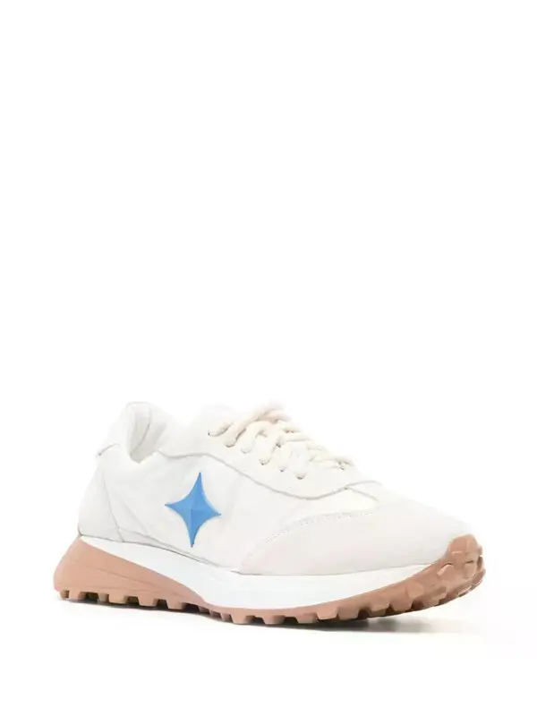 MADISON MAISON Star Suede Trimmed Sneakers