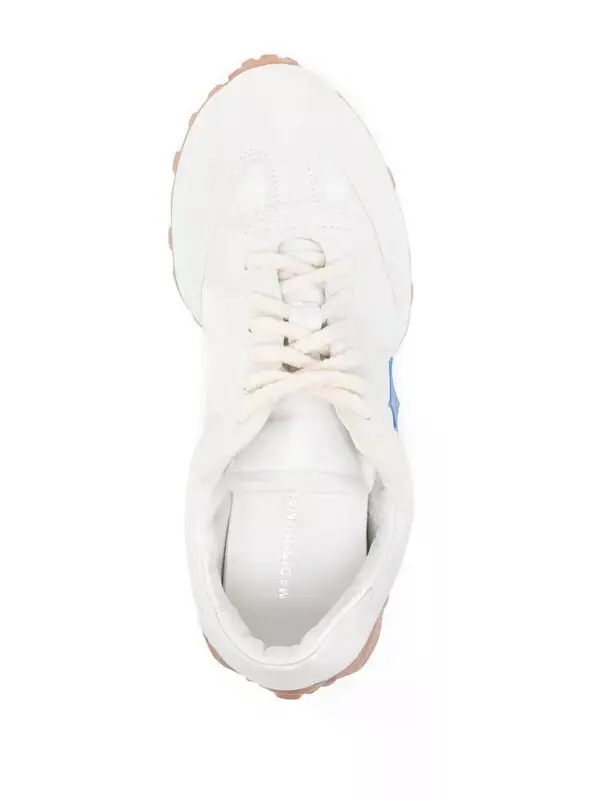 MADISON MAISON Star Suede Trimmed Sneakers