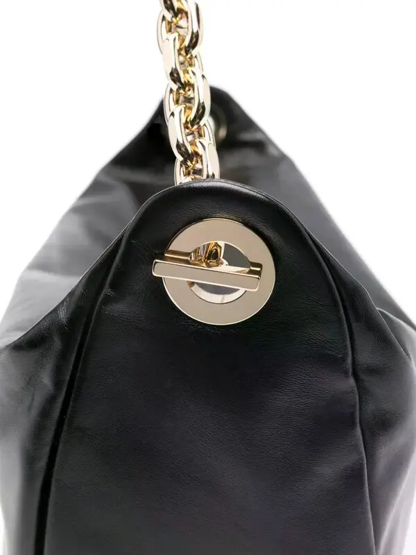 Fabiana Filippi Eyelet-detail Mini Leather Tote Bag