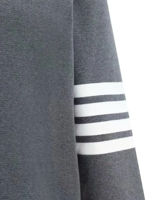 Thom Browne 4-bar Milano Stitch Pullover - Grey