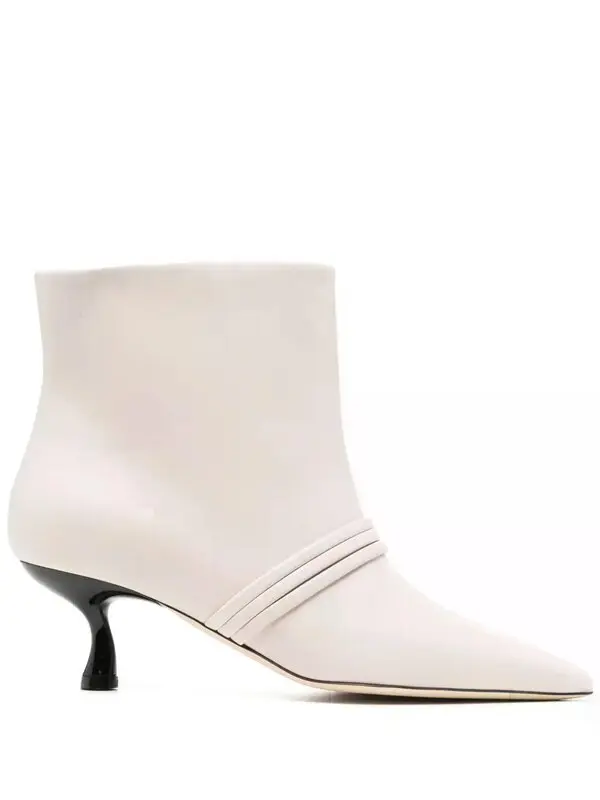 MALONE SOULIERS Lionne 45mm Leather Ankle Boots