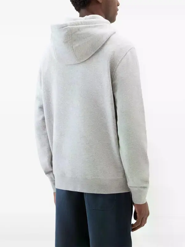 Woolrich Logo-embroidered Cotton Hoodie