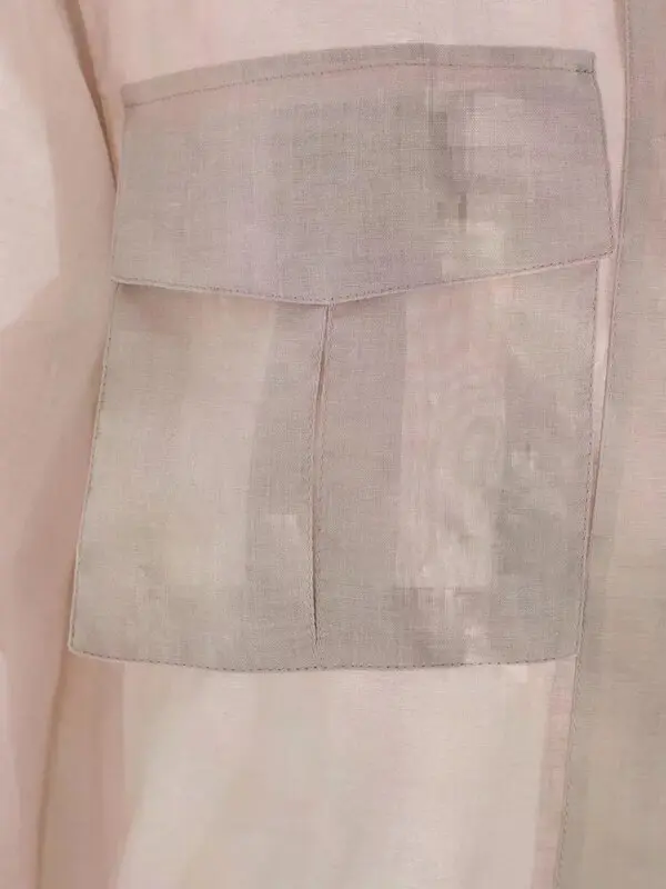 Elie Saab Cotton Shirt With Flap Pockets