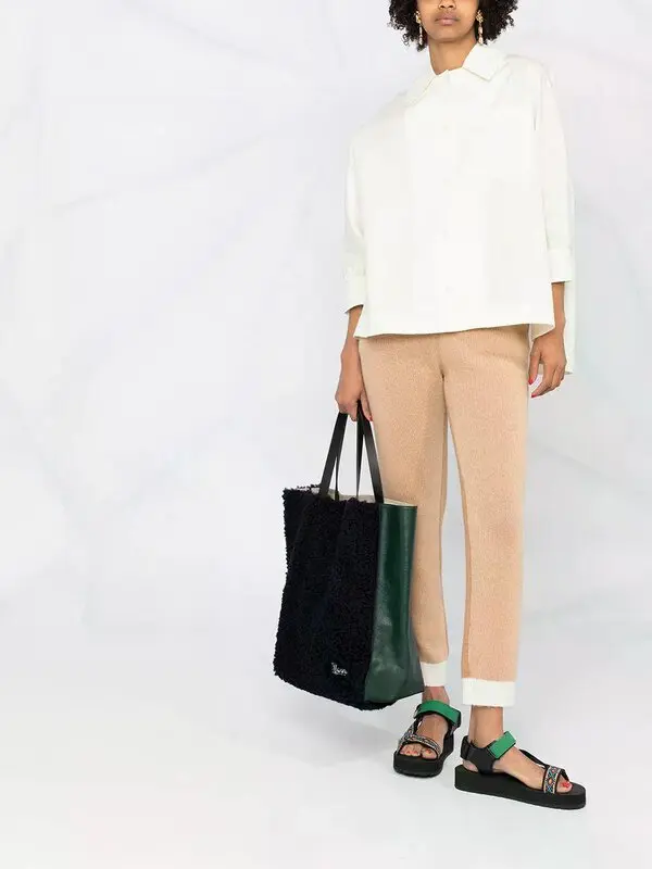 Marni Ribbed-knit Cashmere Trousers