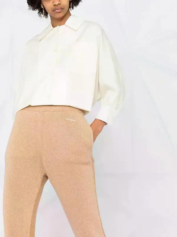 Marni Ribbed-knit Cashmere Trousers