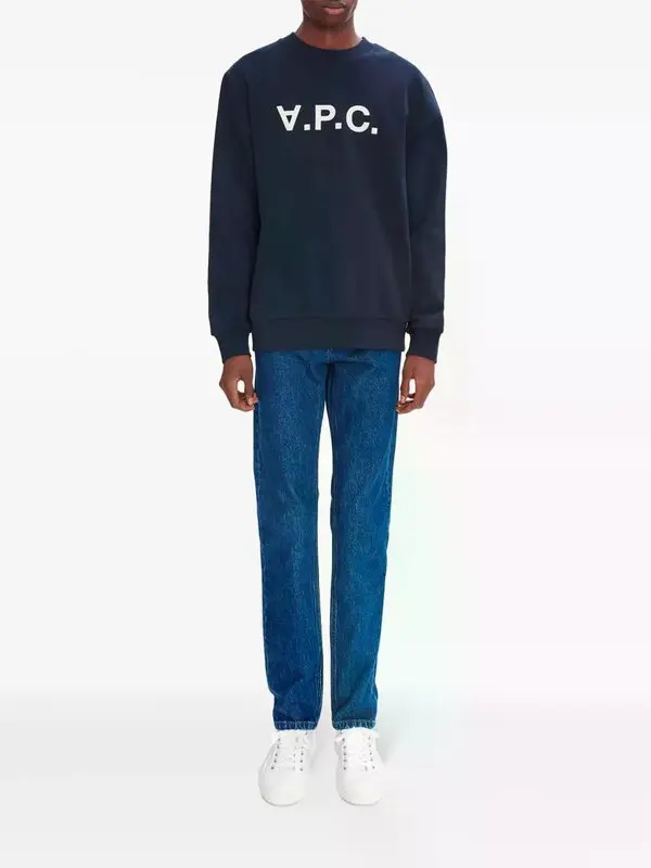 A.p.c. Straight-leg Jeans In Organic Cotton Denim - Blue