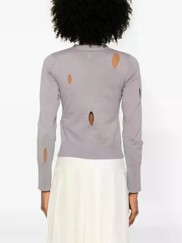 JW Anderson Slit Cardigan - Grey