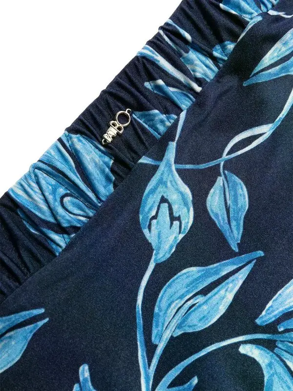 PatBO Nightflower Floral-print Bikini Briefs