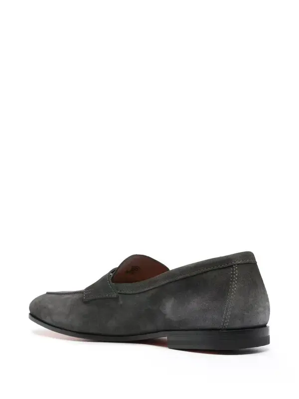 Santoni Carlo Suede Loafers - Grey