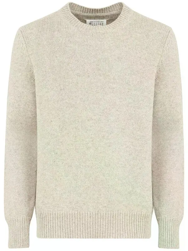 MAISON MARGIELA Crew Neck Four-stitch Jumper