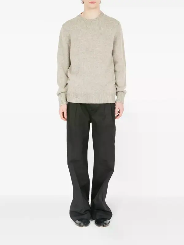 MAISON MARGIELA Crew Neck Four-stitch Jumper