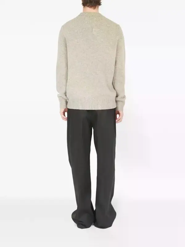 MAISON MARGIELA Crew Neck Four-stitch Jumper