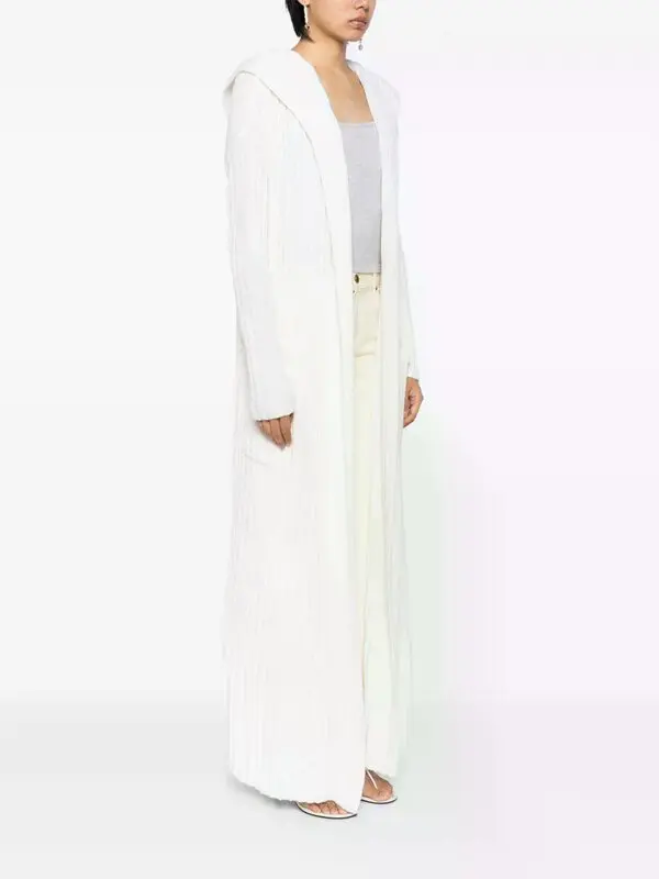 TEDDY CASHMERE Amalfi Cardigan-coat In Cashmere - Neutrals