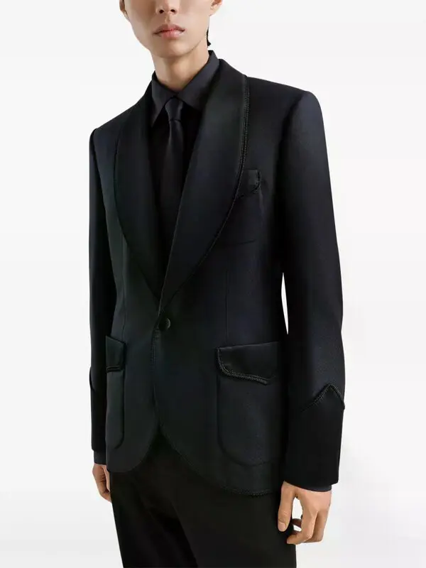 Dolce & Gabbana Shawl-lapels Blazer - Blue
