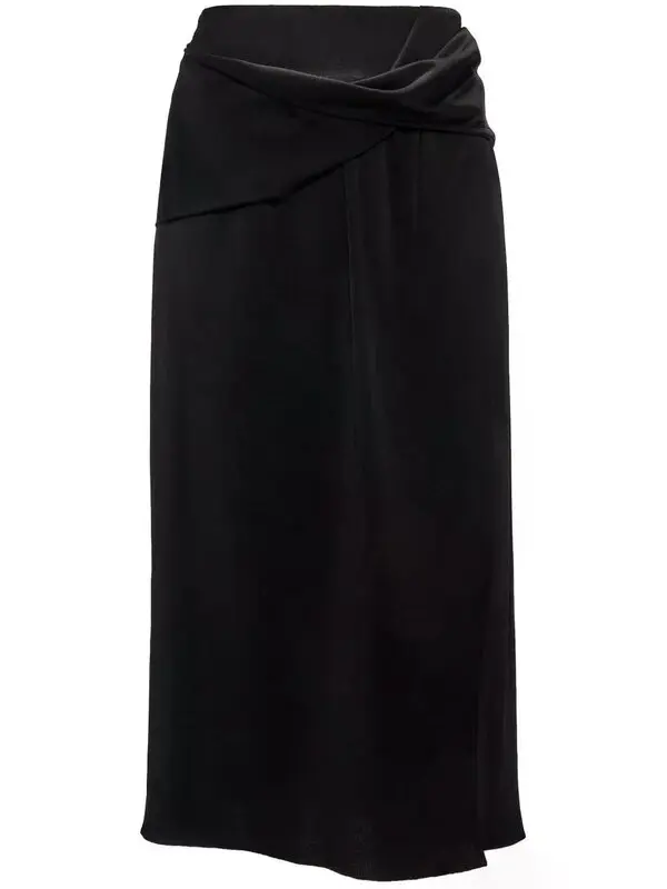 JW Anderson Draped Midi Skirt