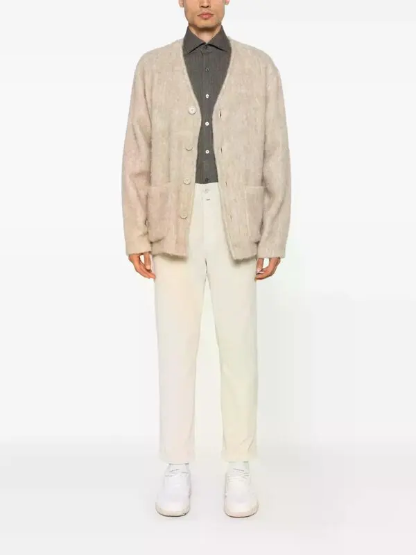 BARBA NAPOLI Herringbone-pattern Shirt